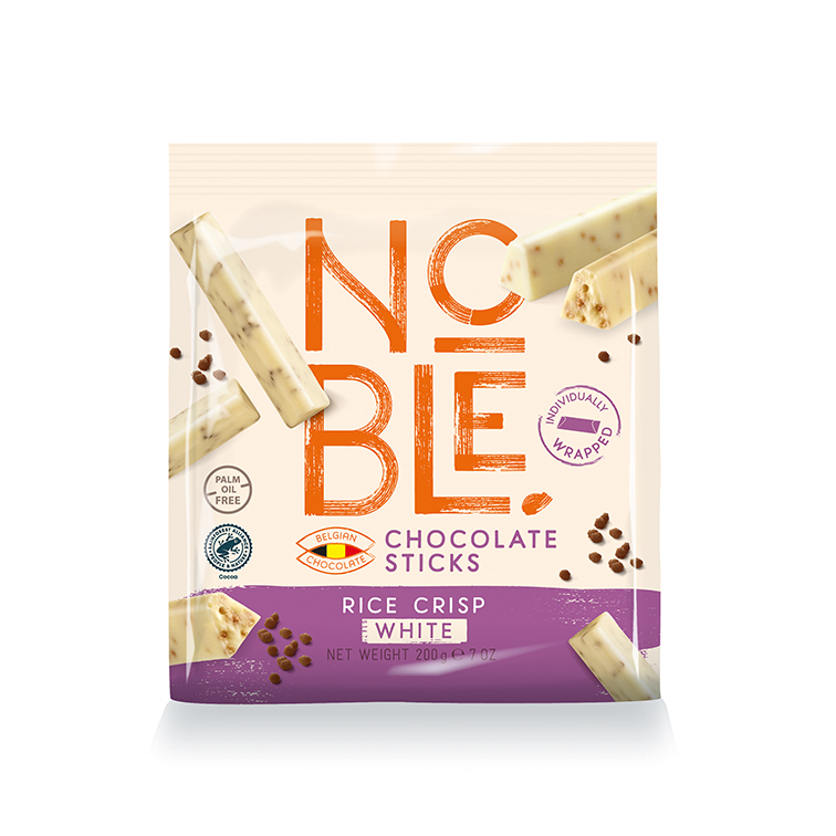 Rice crisp white stick Noble Food Group | Verrukkelijke Belgische ...